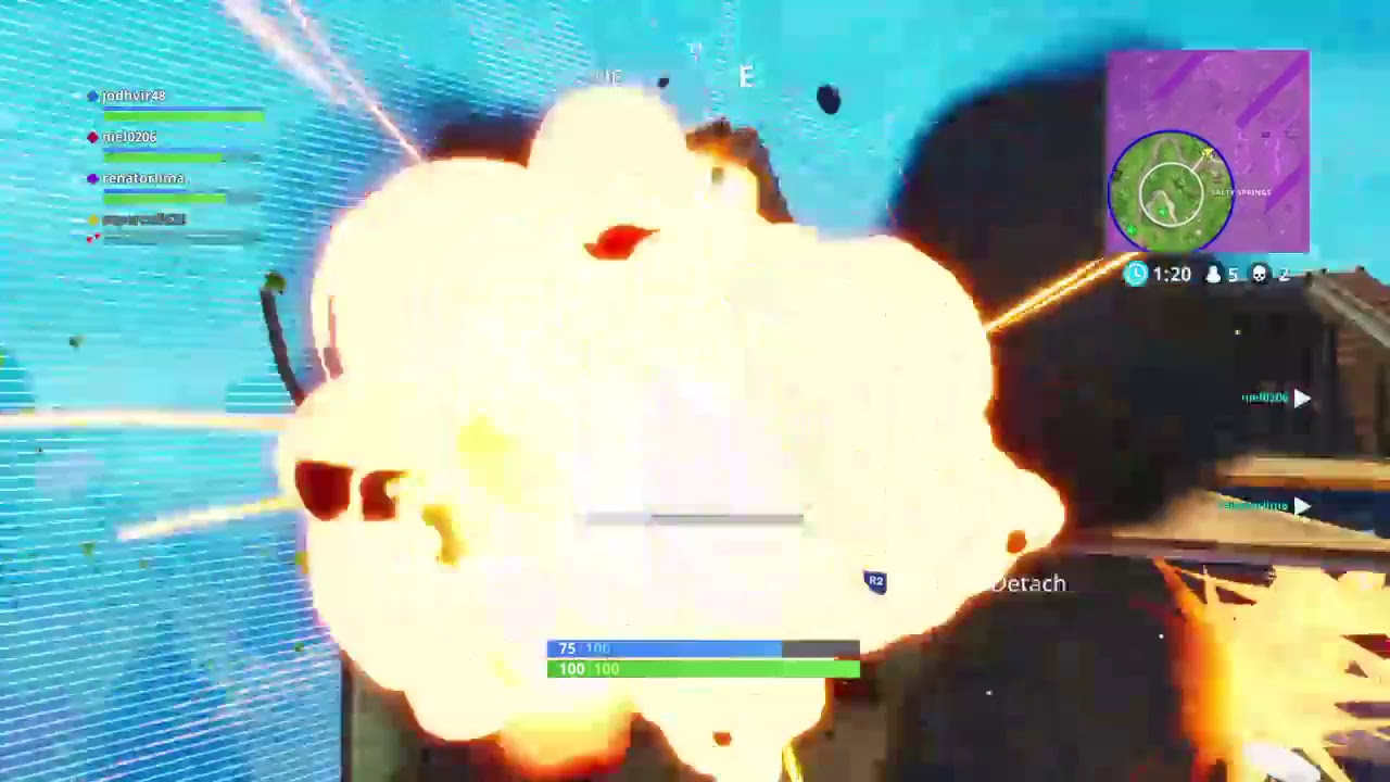 Fortnite battle royal high explosive v.2 win - YouTube