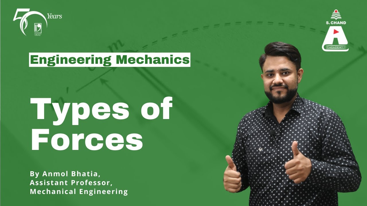 Types of Forces | Engineering Mechanics | S Chand Academy - YouTube