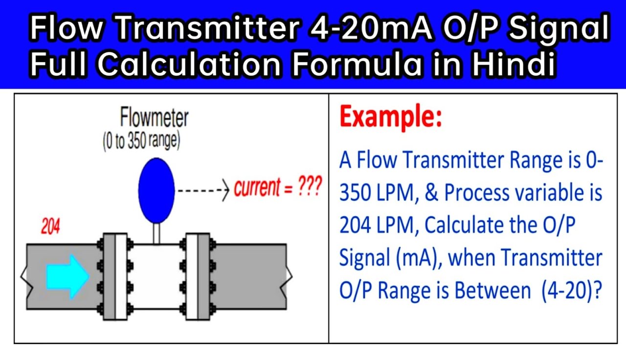 Flow Transmitter Output Signal 4 20mA Calculation Formula 4 10mA flow-transmitter-output-signal-4-20ma-calculation-formula-4-10ma