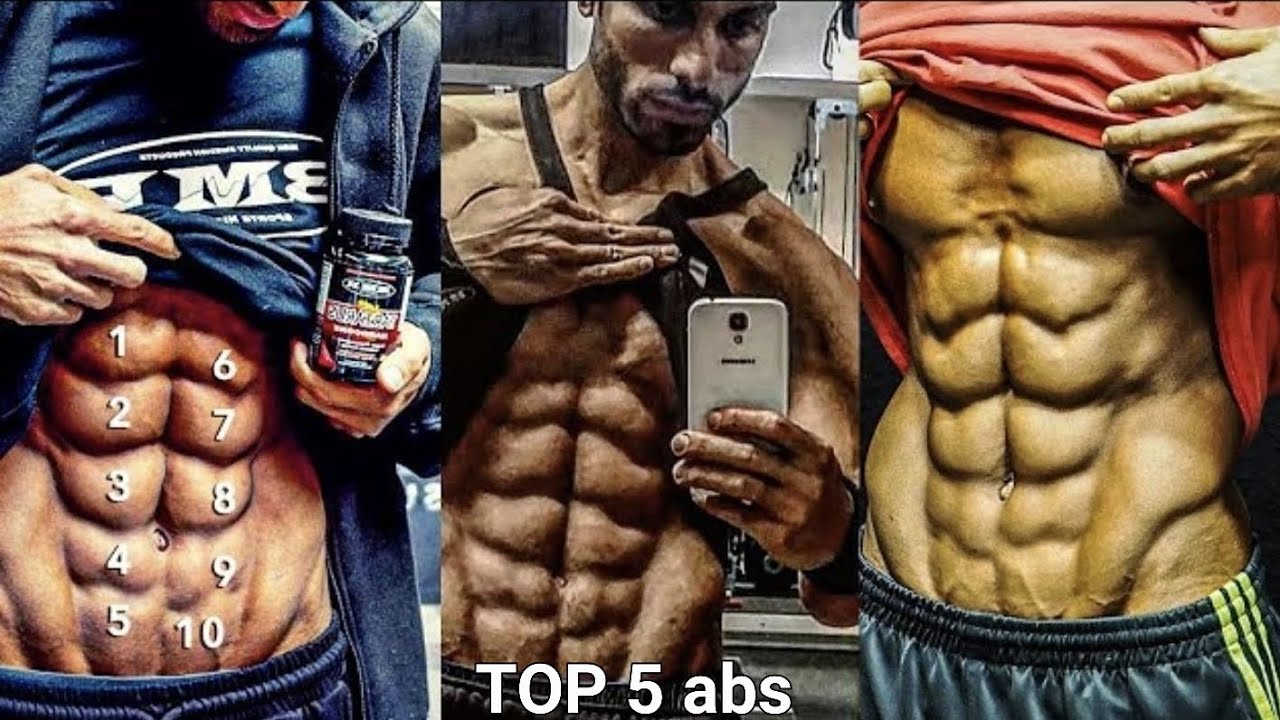 TOP 5 BEST ABS IN THE WORLD (4k Video HD) #abs #top5 #bodybuilding # ...