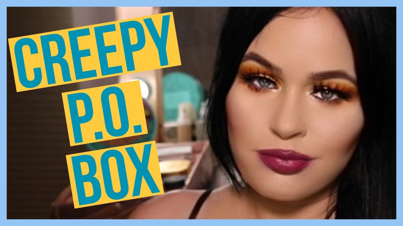 CREEPY PACKAGE FROM MY STALKER ?! PO BOX UNBOXING - YouTube