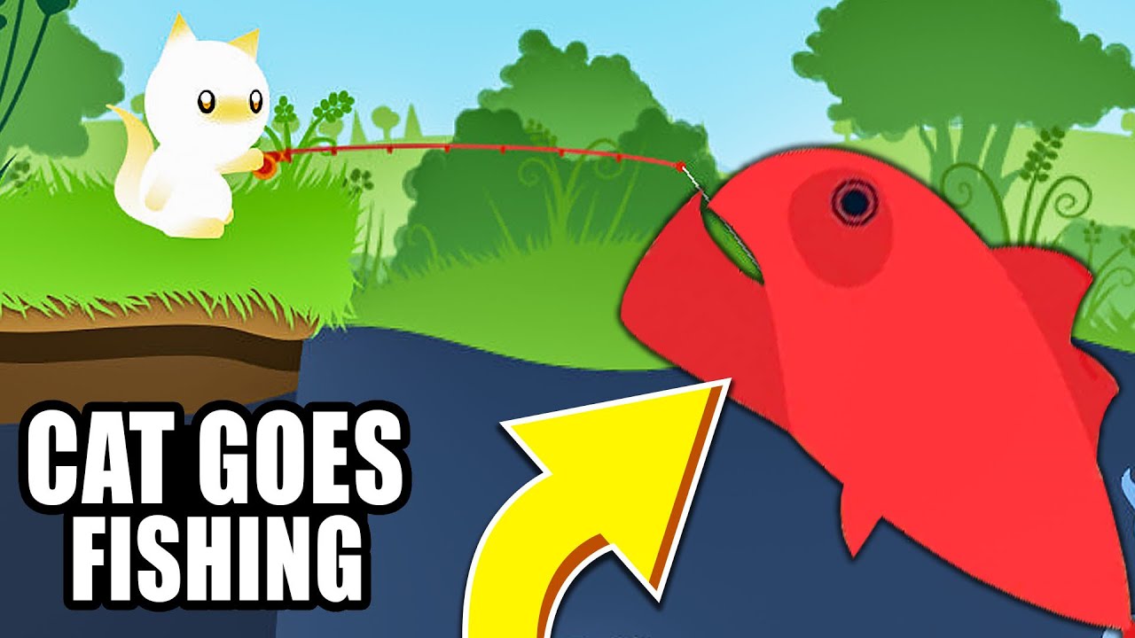 CO TO ZA RYBA?! ŁAPIEMY PIERWSZY KAPELUSZ - CAT GOES FISHING - YouTube