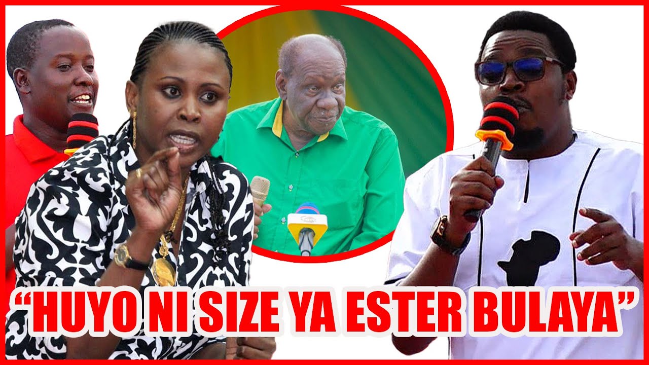PAMBALU,BOB WANGWE WAIBUA MAPYA "HUYO NI SIZE YA ESTER BULAYA" MKUTANO ...