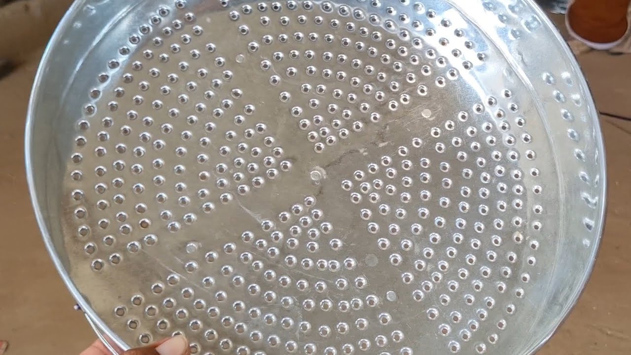 Amazing handmade art of Chalni making - YouTube