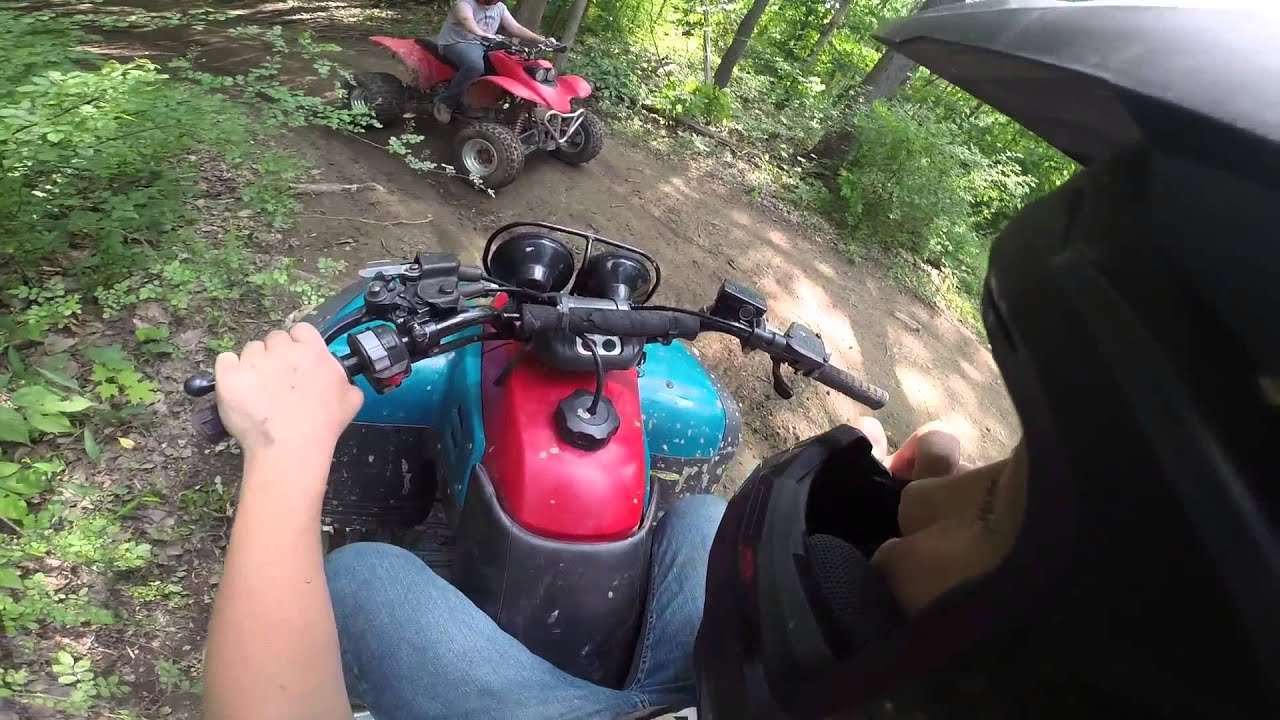 1996 YAMAHA WARRIOR 350 | TRAIL RIDE #3 - YouTube