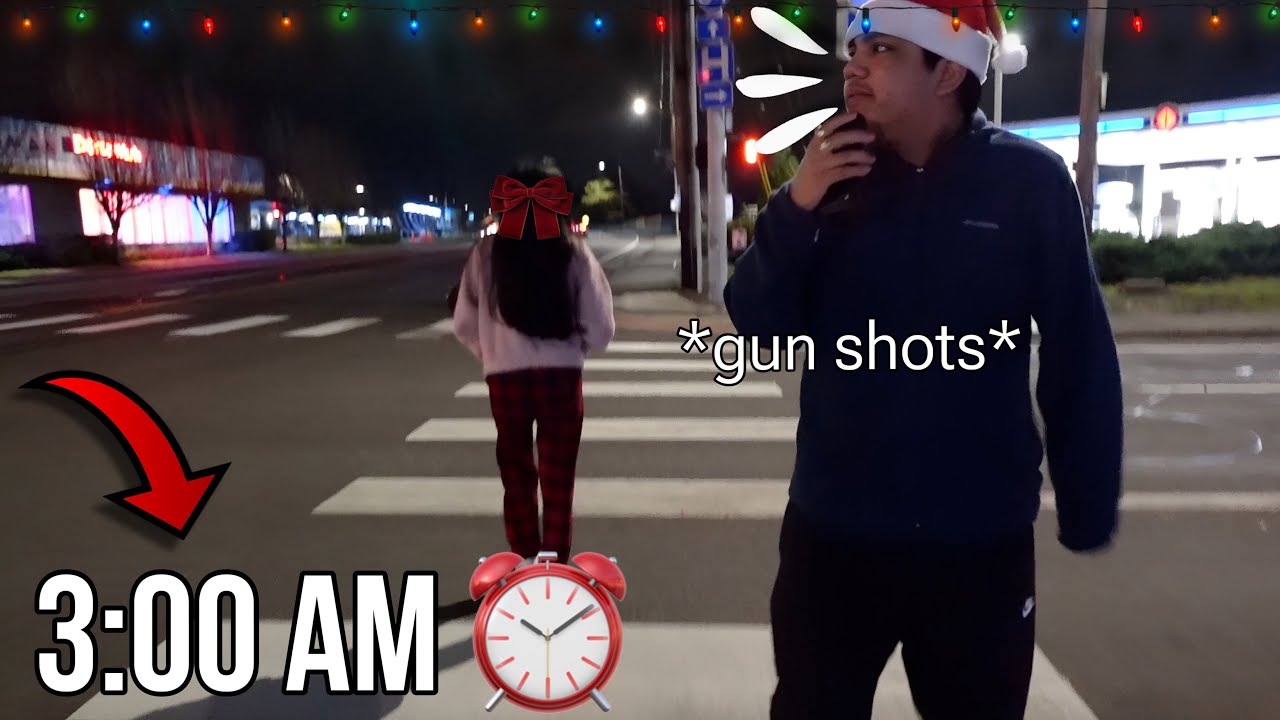 Sneaking Out At 3AM! *Gunshots*... - YouTube