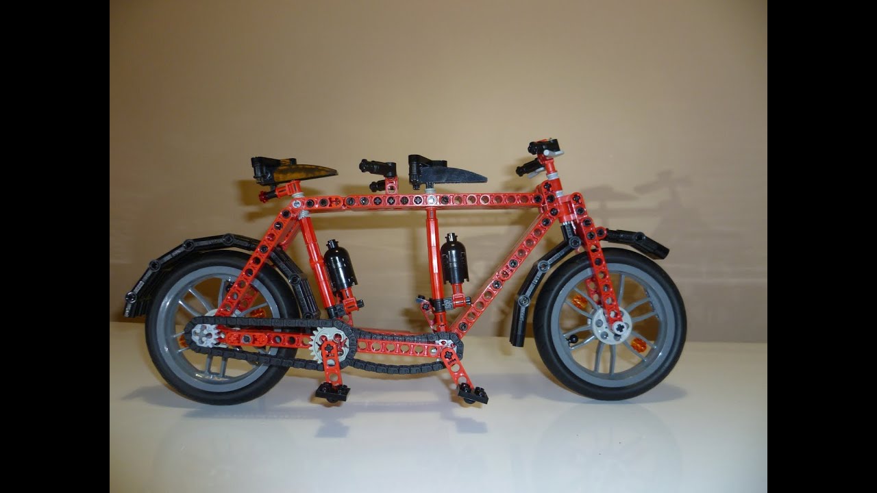 Lego Technic Tandem Bike - Twin Bicycle - YouTube