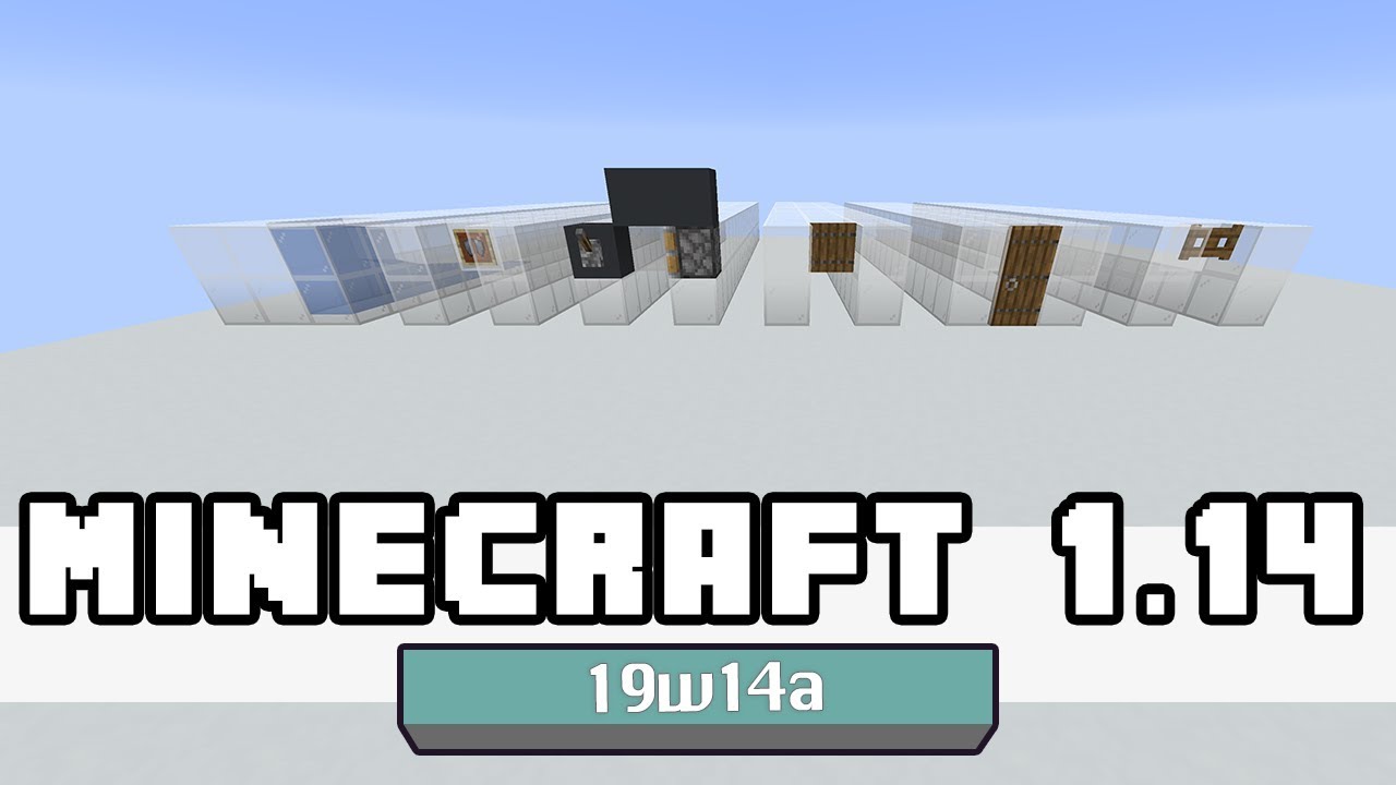 Minecraft 1.14 – Snapshot 19w14a – Más detalles - YouTube