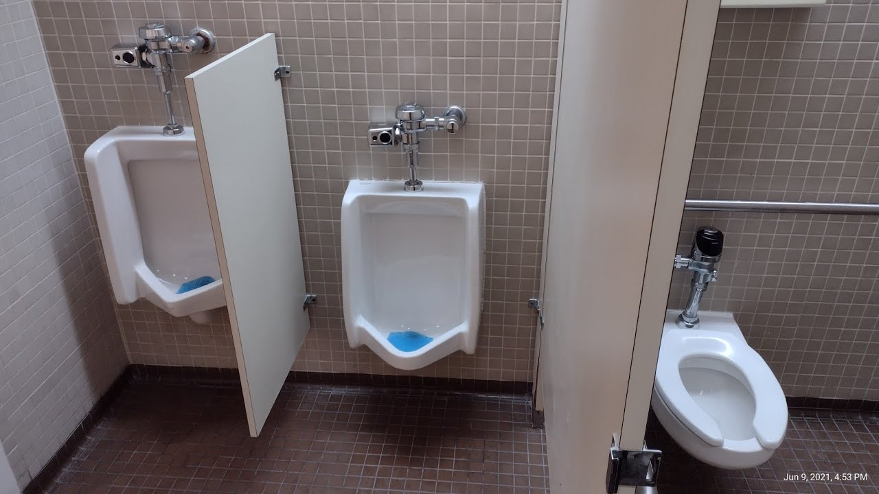 Bank Men's Restroom 3 - YouTube