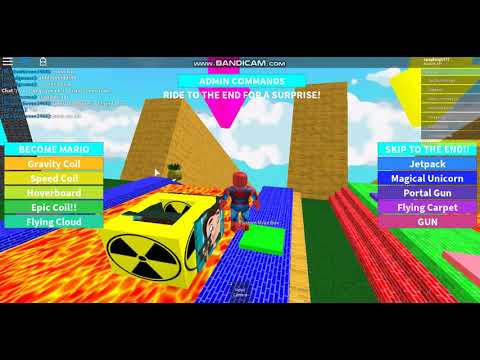sliding down 999.999 feet slide in roblox - YouTube