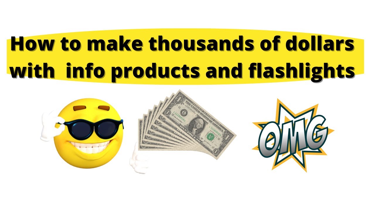 How to make Money with flashlights and info products using SEO - YouTube