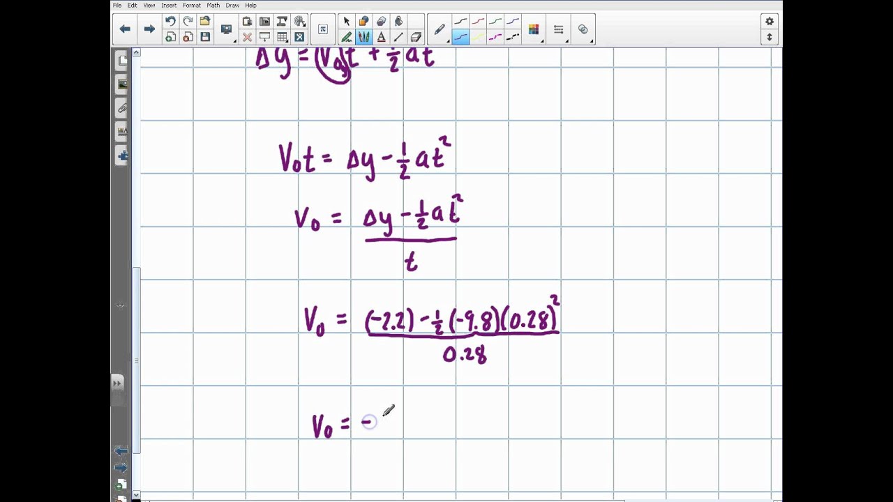 Physics 1D Kinematics (Free Fall): Stone Falling Past a Window - YouTube