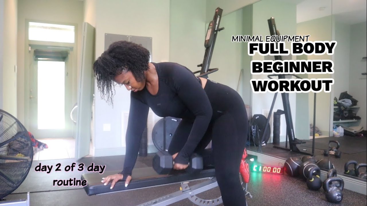 BEGINNER WORKOUT | DAY 2 OF 3 DAY ROUTINE - YouTube