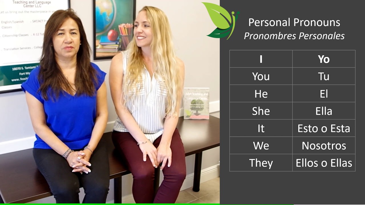 Mini English Lesson 4: Personal Pronouns, Have and Has - YouTube