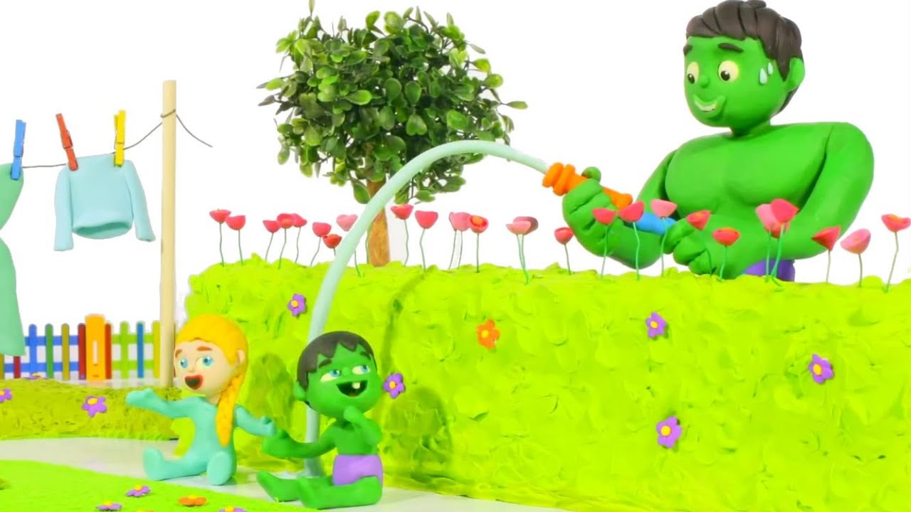 Kids Playing With Water Cartoons For Kids - YouTube