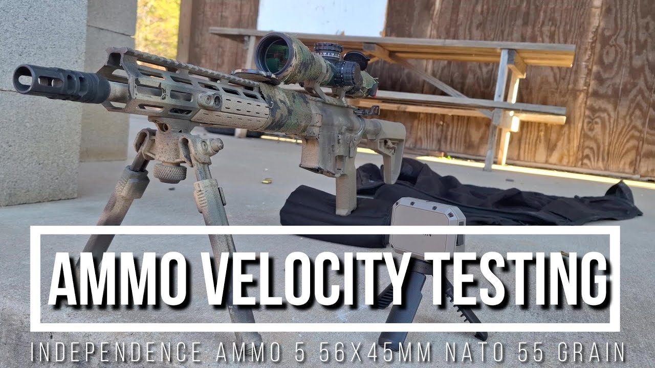 Ammo Testing: Independence 5.56x45mm 55gr FMJ "XM193" Ammo @Garmin ...