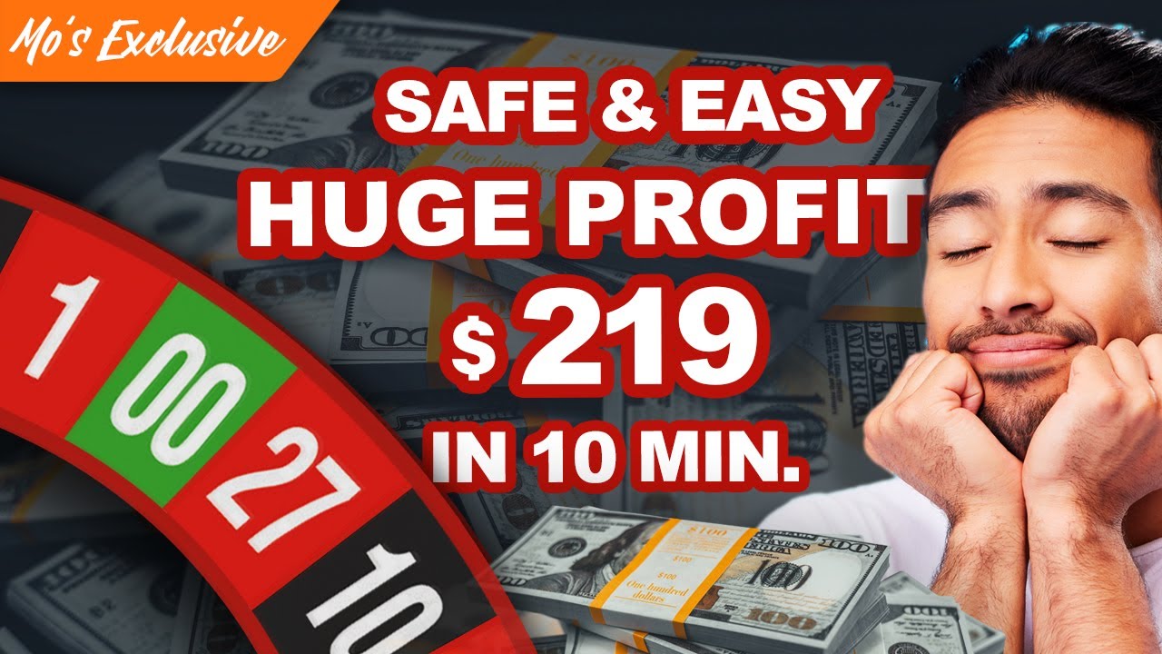SAFE ROULETTE STRATEGY FOR LOW ROLLERS | WIN HUGE IN 10MIN. CASINO ...
