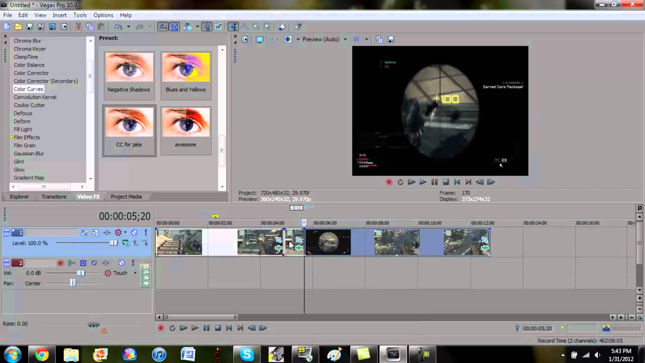 "Scope-In Effect" Sony Vegas Pro 10 Tutorial - YouTube