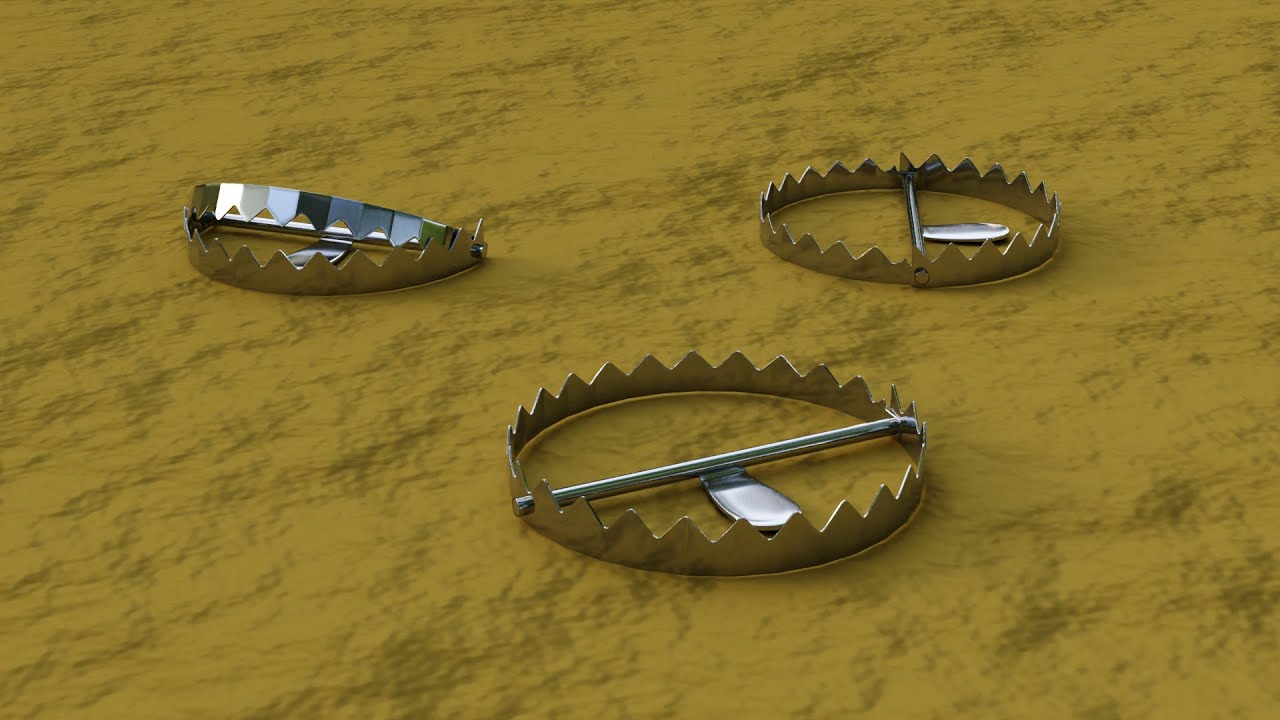 Bear trap Blender Tutorial - YouTube