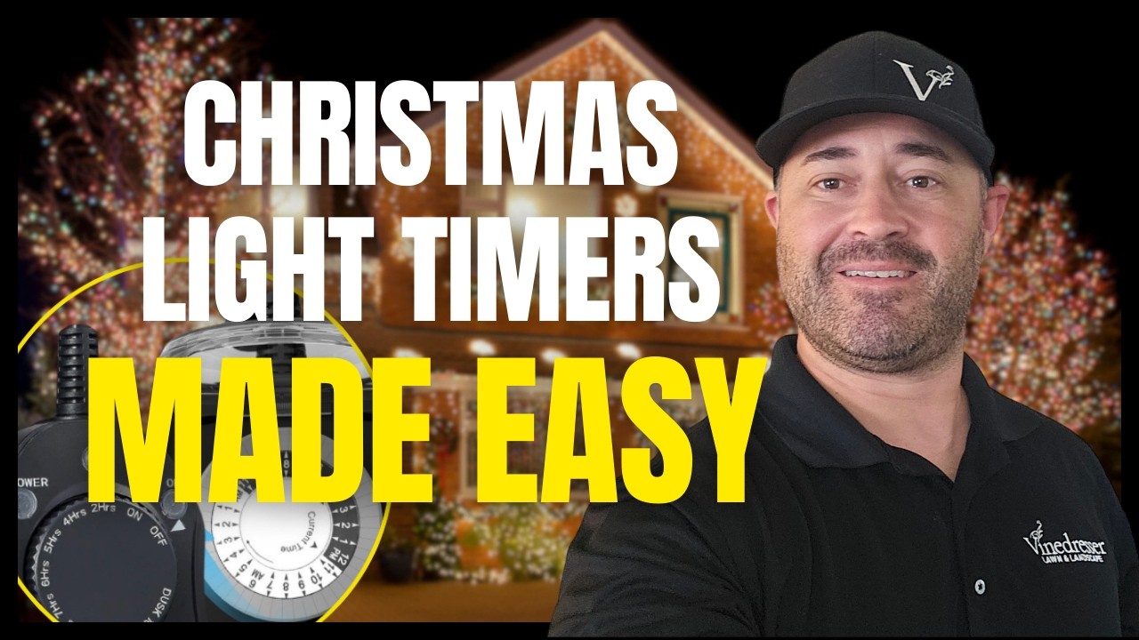 How to Use Timers for Christmas Lights: Pin Dial vs. Dusk-to-Dawn - YouTube