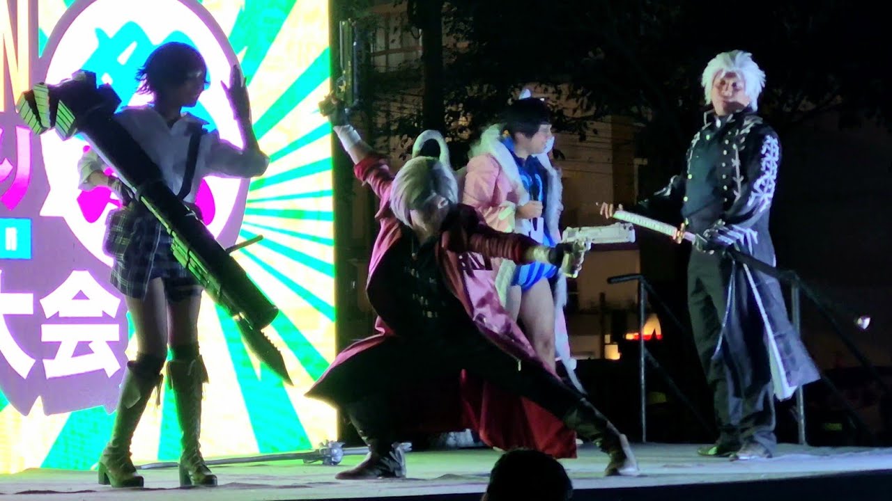 DEVIL MAY CRY: Lady, Dante y Vergil COSPLAY en el Otacon 2025 - YouTube