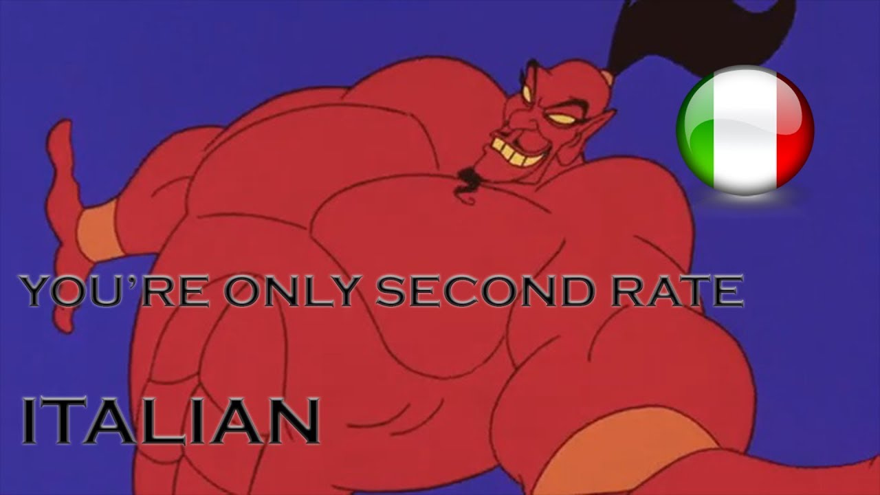 The Return Of Jafar - You're Only Second Rate (Italian) HD - Tu Sei di ...