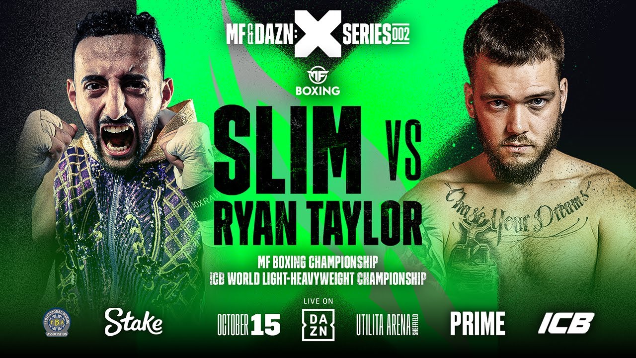Misfits x DAZN 002: Slim Albaher vs. Ryan Taylor Weigh In Livestream ...