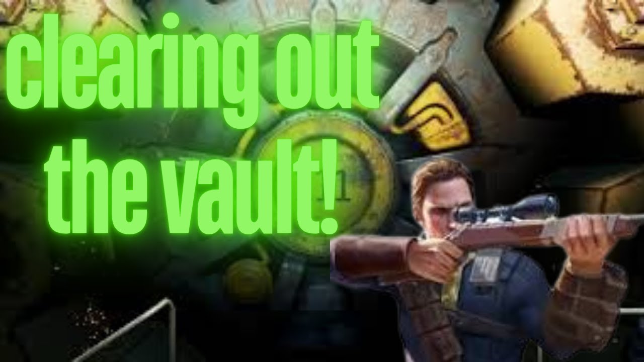 Fallout 4 (part 2) clearing out the vault! - YouTube