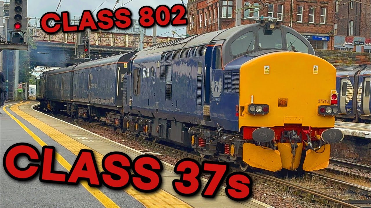 37218, 37601 AND A TPE 802 At Carlisle - YouTube