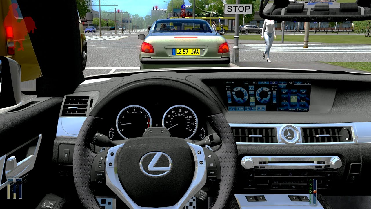 City Car Driving 1.4.1 - Lexus GS 350 F - YouTube