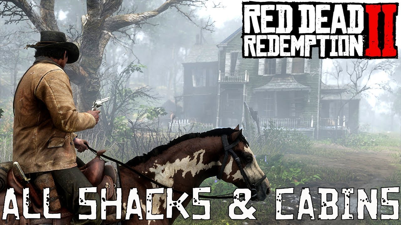 Red Dead Redemption 2 - All Shacks & Cabins Location - YouTube