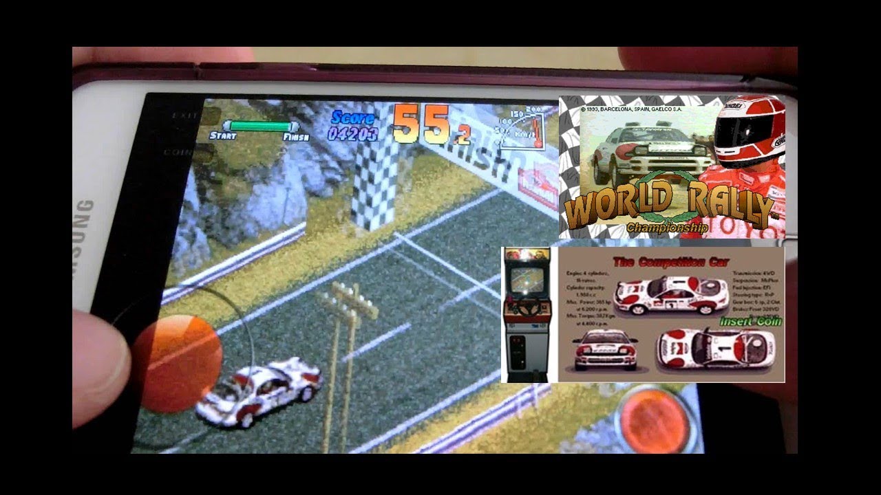 Gameplay Retro - World Rally Championship 1993 - Gaelco (Versión Arcade ...