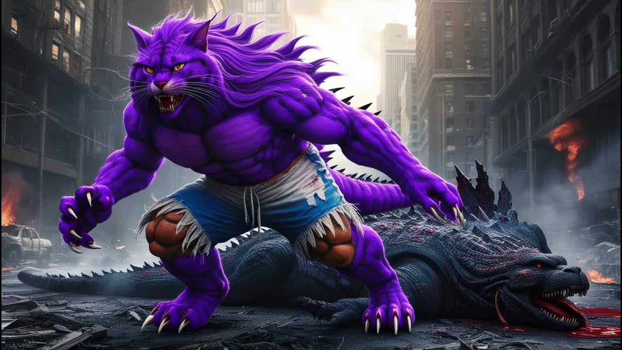 Godzilla Loses Against Heroic Cat 😱😨 - YouTube