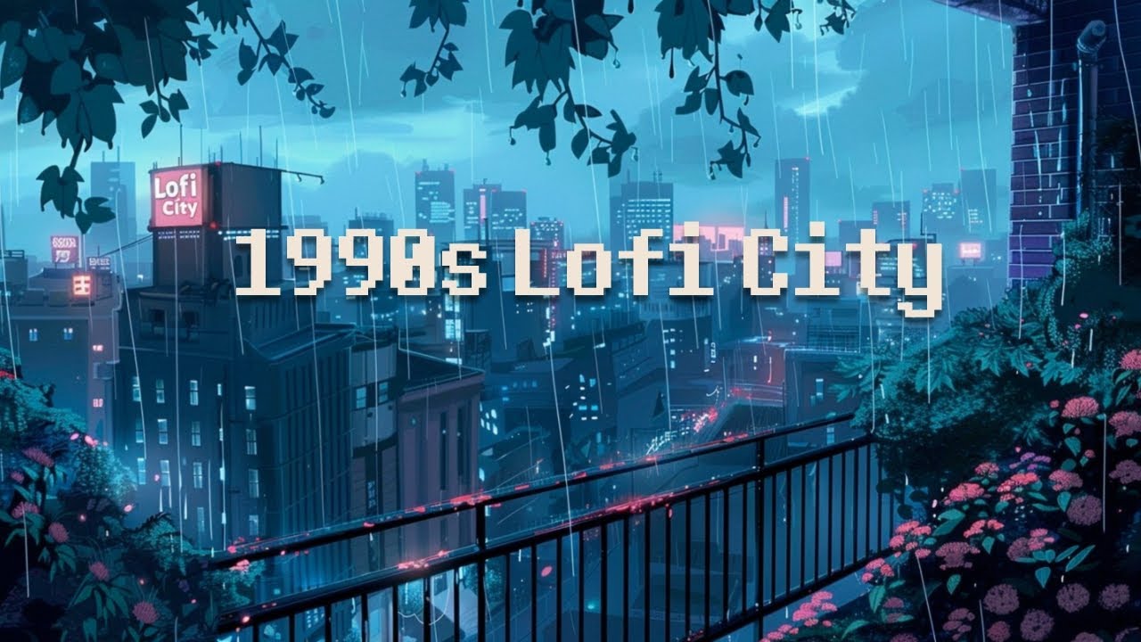 90s Rainy Night In The Suburbs ⛈️ Lofi Hip Hop Radio 🌃 Beats To Chill ...
