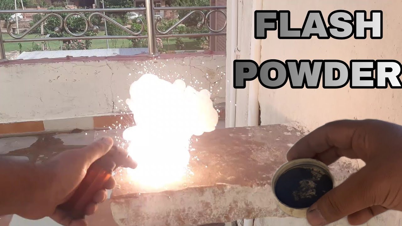 How to make flash powder at home/kclo3 (in hindi) FAST FLASH POWDER ...