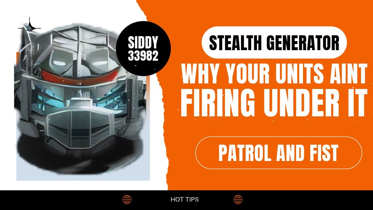 War Commander: Stealth Generator (Units Not Firing Under It Fix) - YouTube