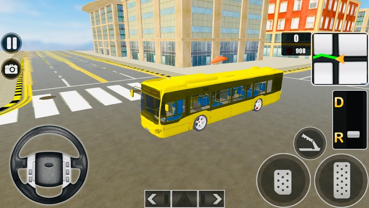 Realistic Coach City Bus Simulator 3D Game- Highway Coach Bus Simulator ...