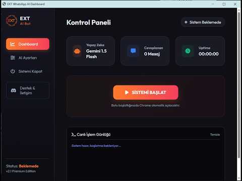 EXT WhatsApp Al Bot Kurulum-tanıtım