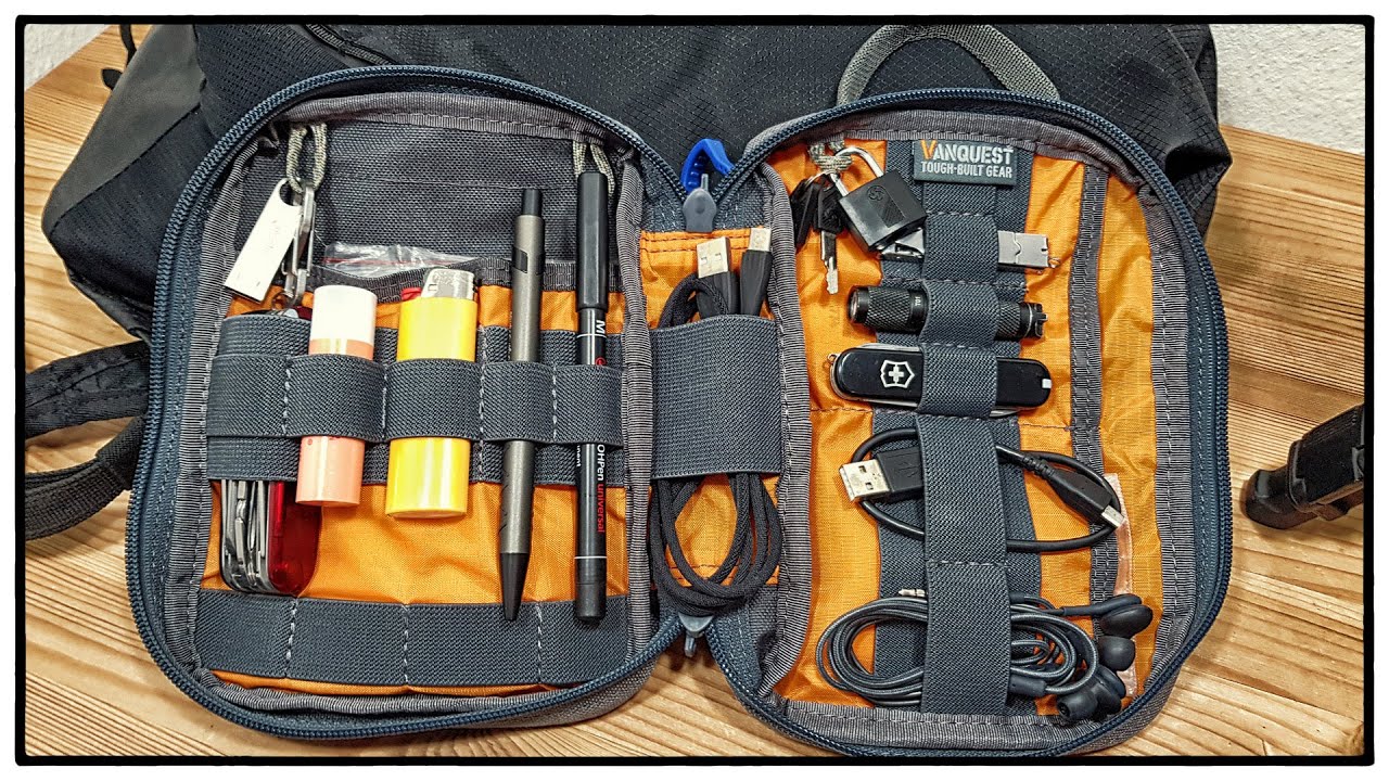 "EDC 2020" im Vanquest Maximizer Organizer für den Tagesrucksack neu ...