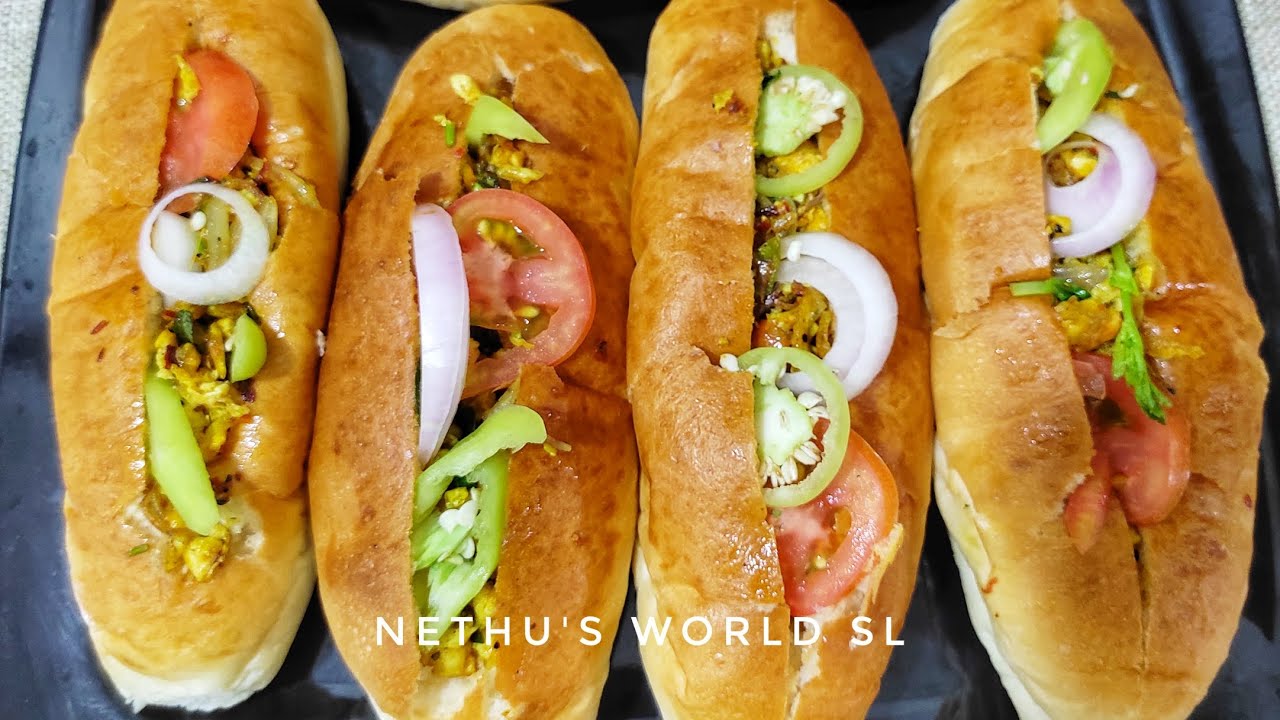බේකරියෙන් ගෙනාපු උණු උණු Buns වලින් රසම රස Omelette Buns හැදුවා🤤 Easy ...