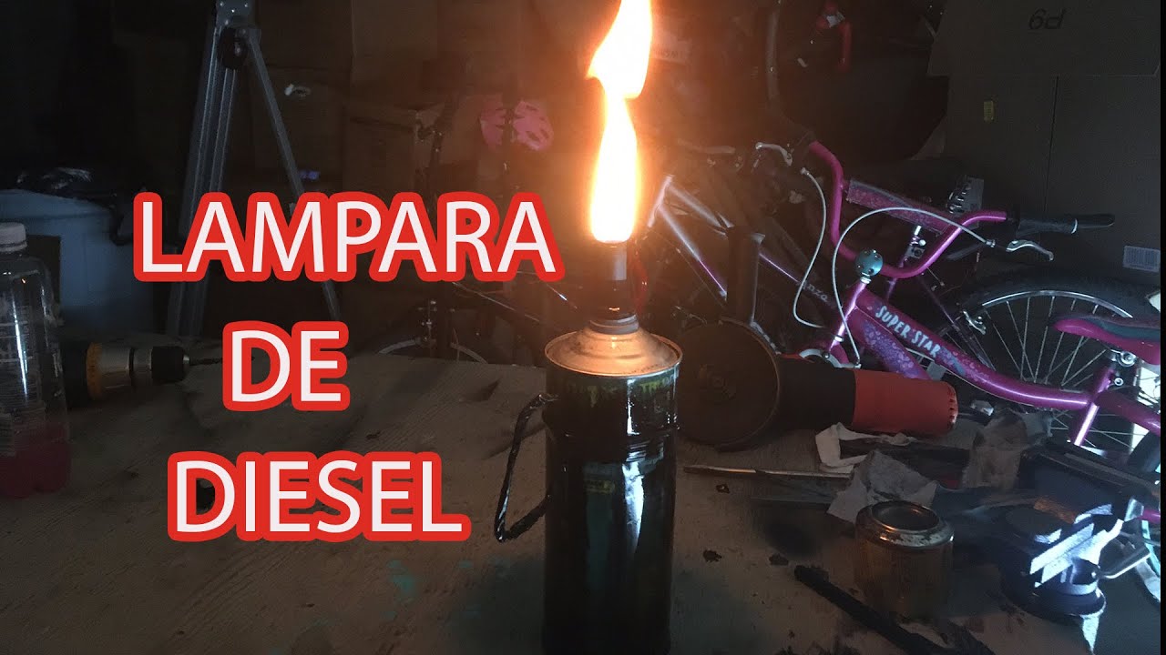 LAMPARA DE PETROLEO / DIESEL - YouTube