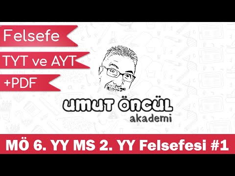 Felsefe | TYT ve AYT | MÖ 6. YÜZYIL MS 2. YÜZYIL FELSEFESİ #1 | +PDF