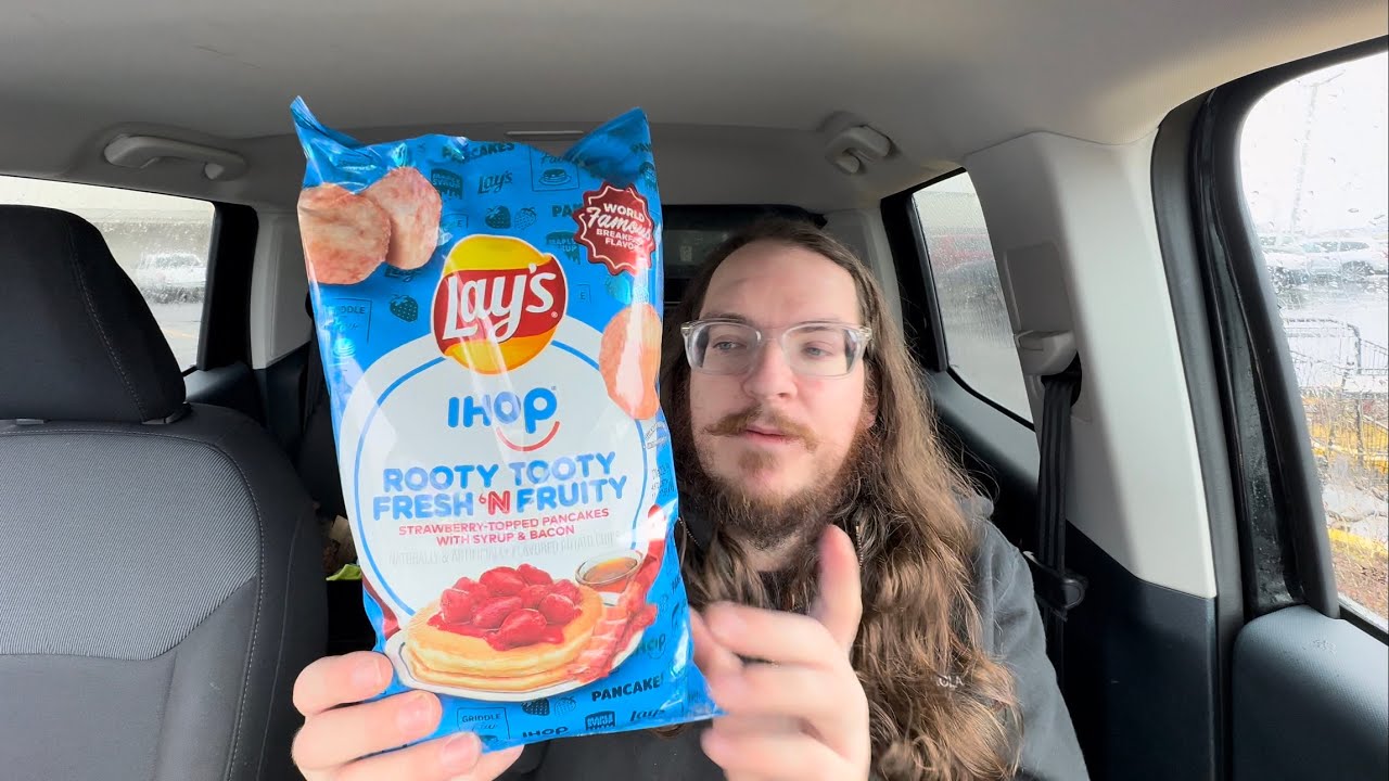 Lays IHOP potato chips collaboration review - YouTube