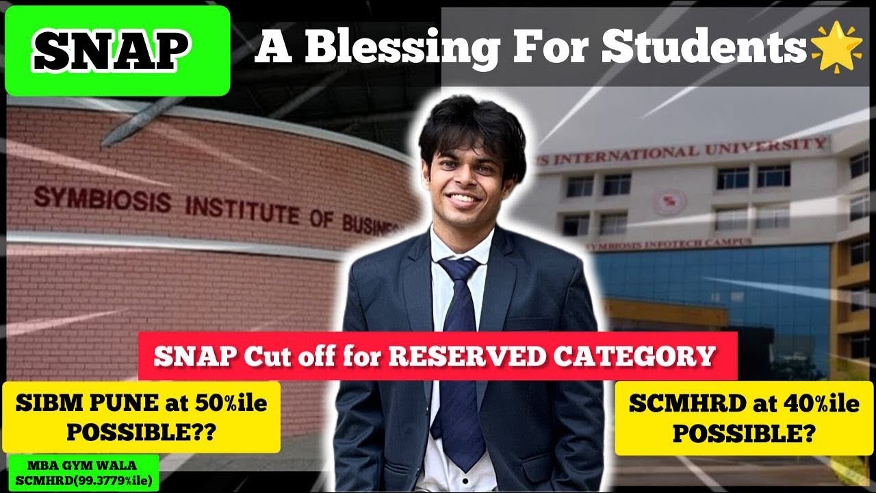 SNAP 23 CATEGORY WISE CUTOFF | SIBM PUNE AT 50% TILE POSSIBLE | - YouTube