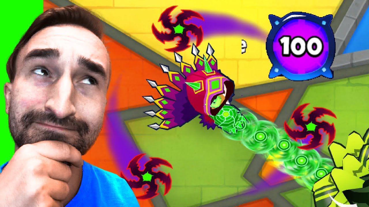 MAX Level 100 GLAIVE DOMINUS in BTD6 (Update PARAGON Tower) - YouTube