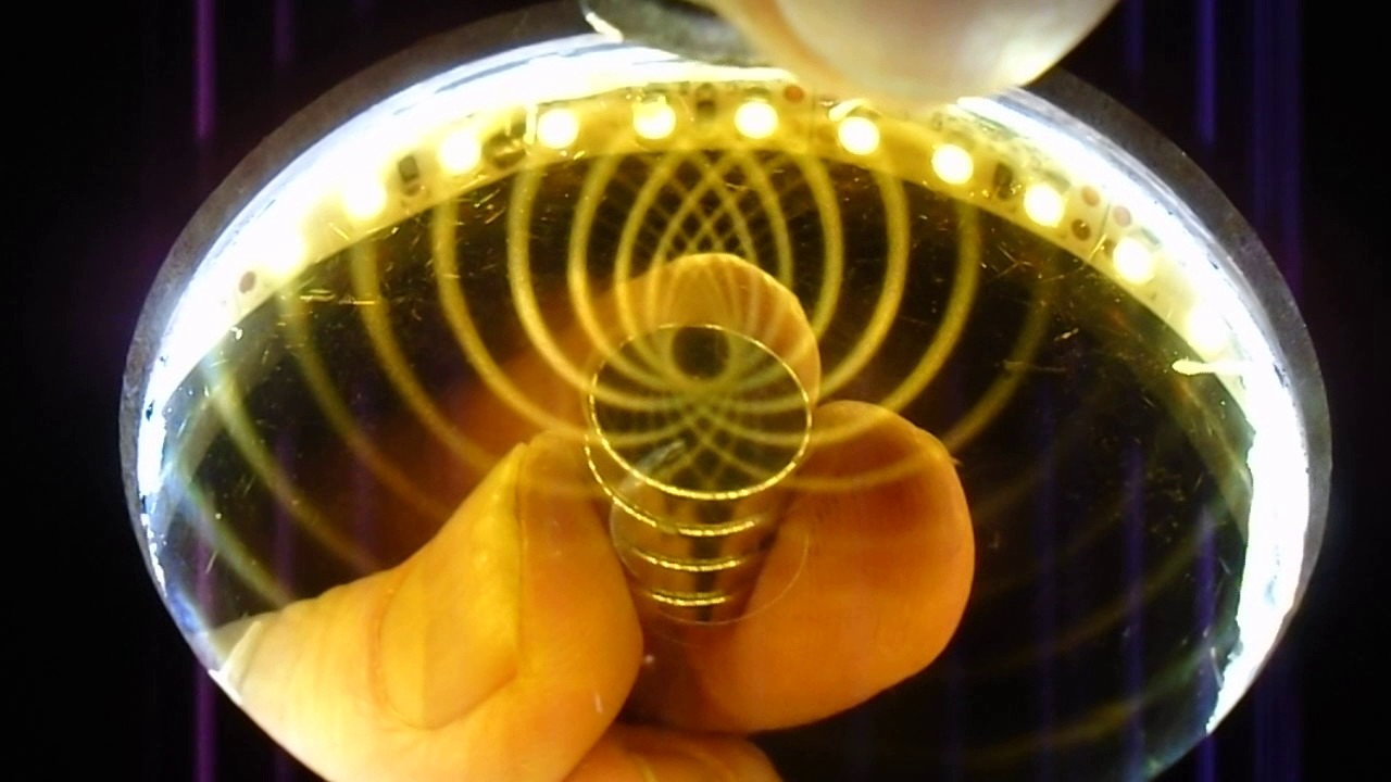 magnetic field vortexs closing and opening - YouTube