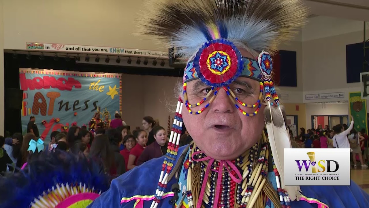 Native Americans visit Sam Houston Elementary 2/20/2018 - YouTube