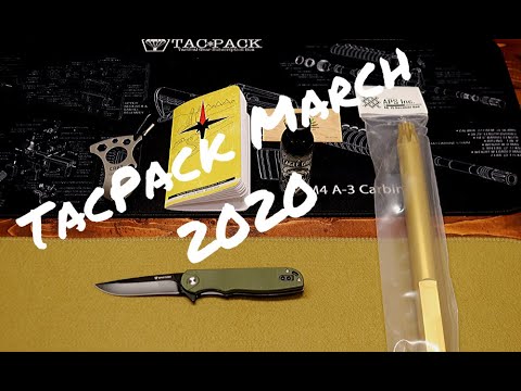 TACPACK Subscription Box Review - March 2020 - YouTube