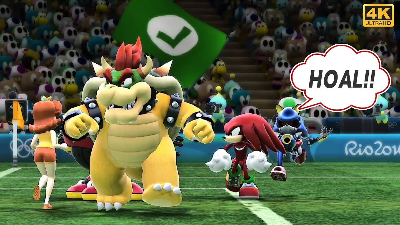 Team Luigi Vs. Team Vector - Mario & Sonic at the Rio 2016 Olympic ...