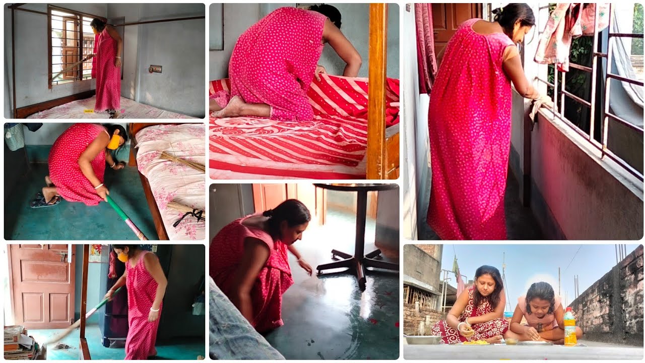 Cleaning Vlog ll Indian women monthly home deep cleaning routine. - YouTube